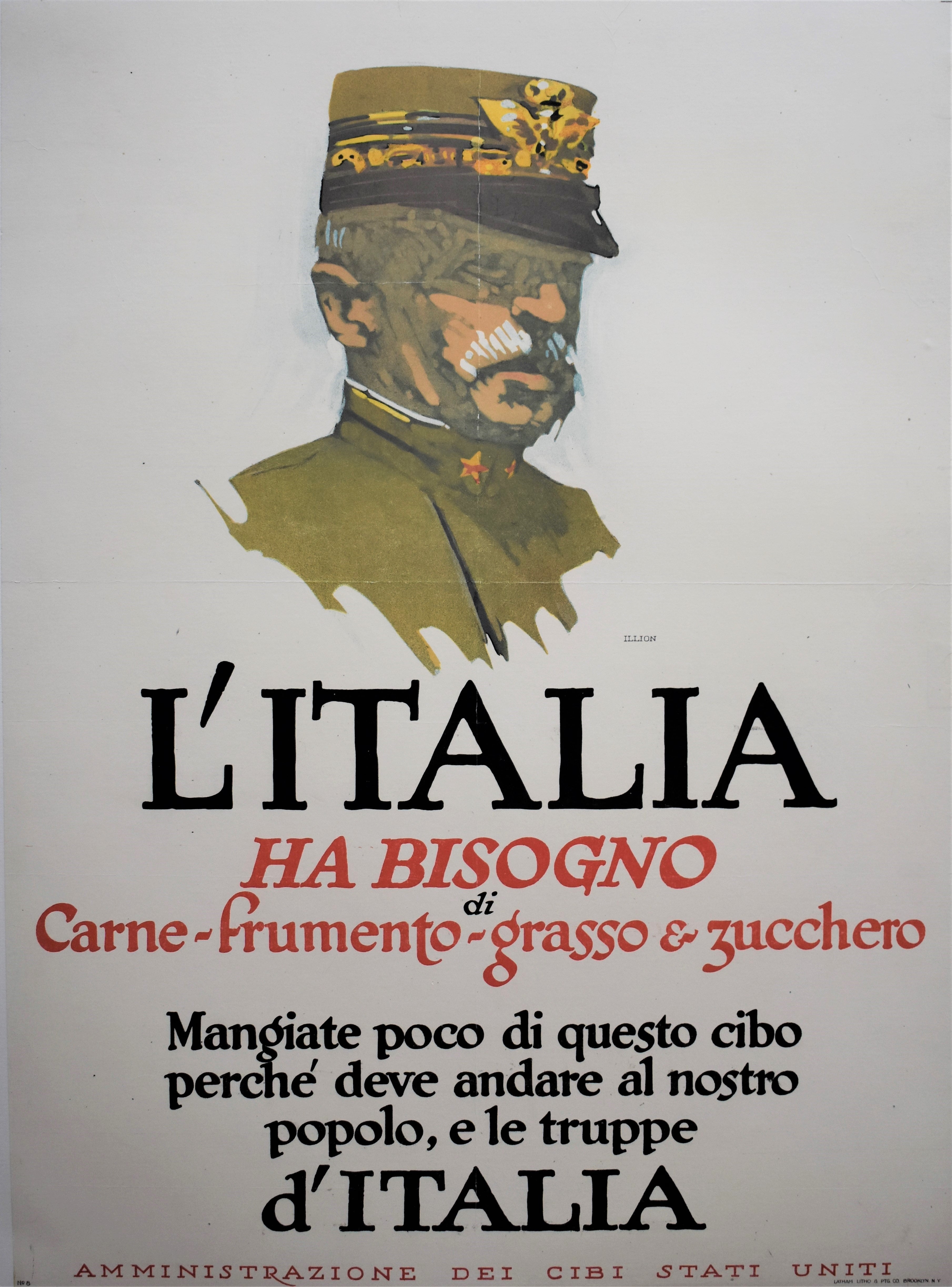 First World War Italian Food Administration poster – Rarevintageposters.com