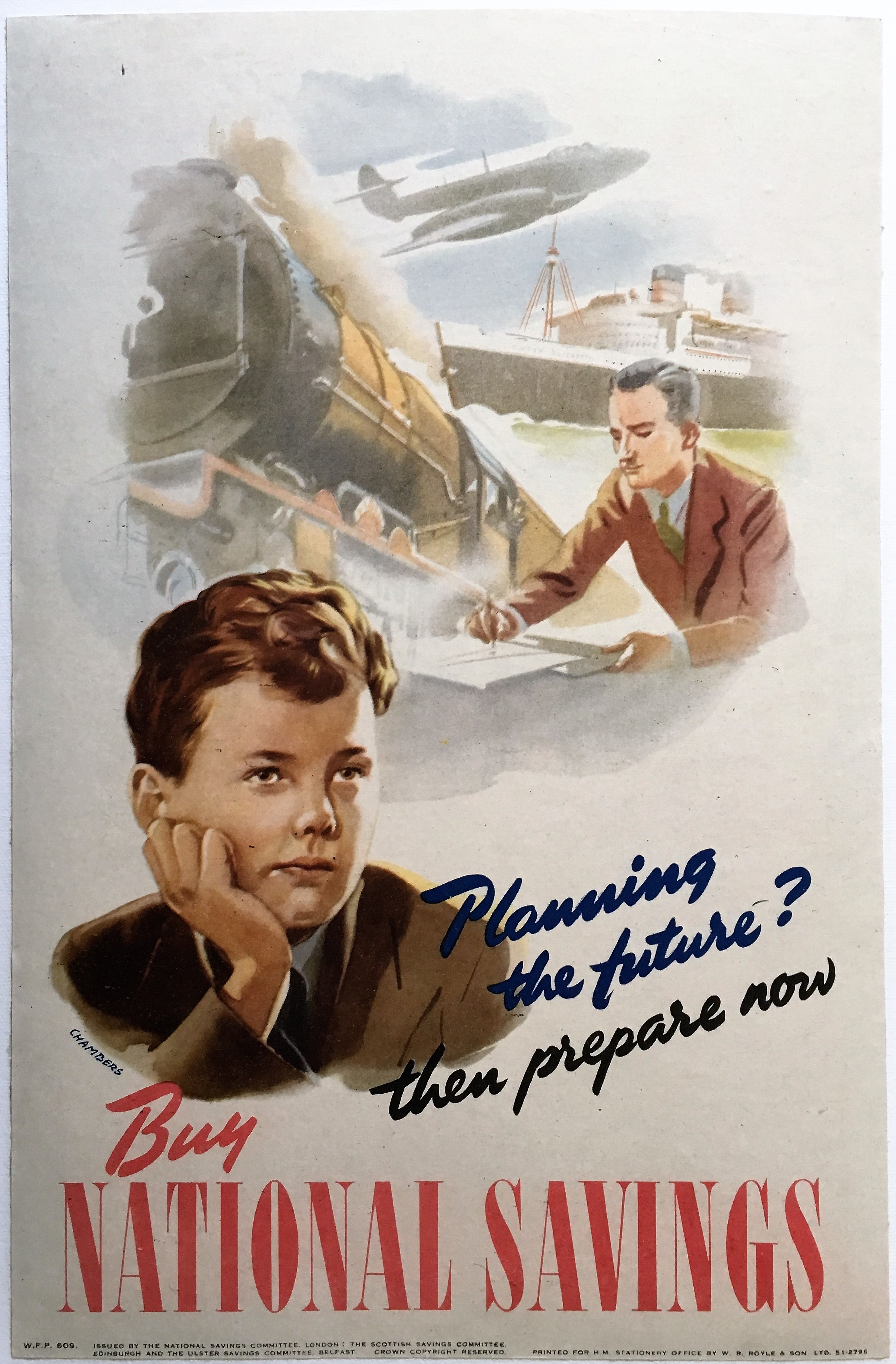 Small Sized National Savings Advertising Poster – Rarevintageposters.com