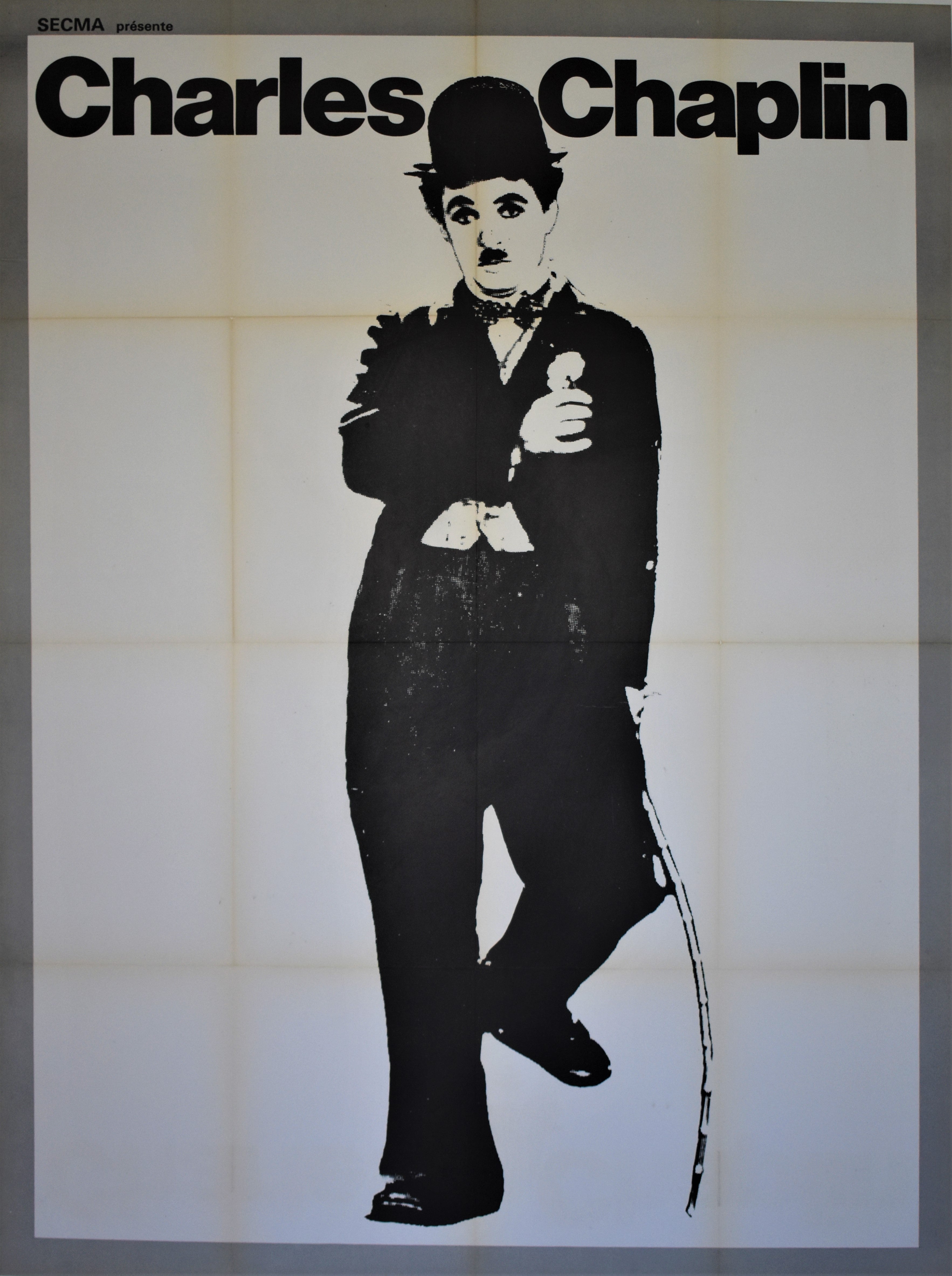 Very Large ca1960s Charles Chaplin Poster – Rarevintageposters.com